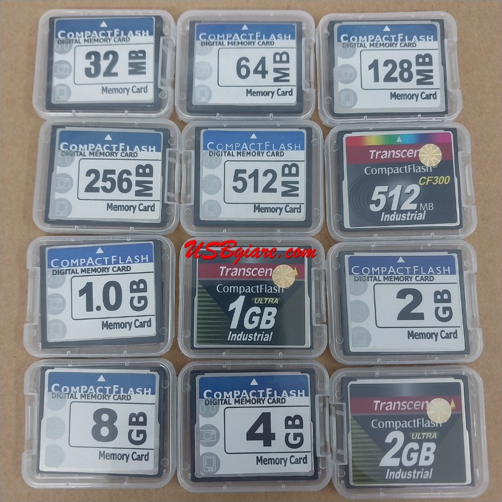 Small capacity CF memory card 32Mb - 8Gb for CNC machines, Industry ...