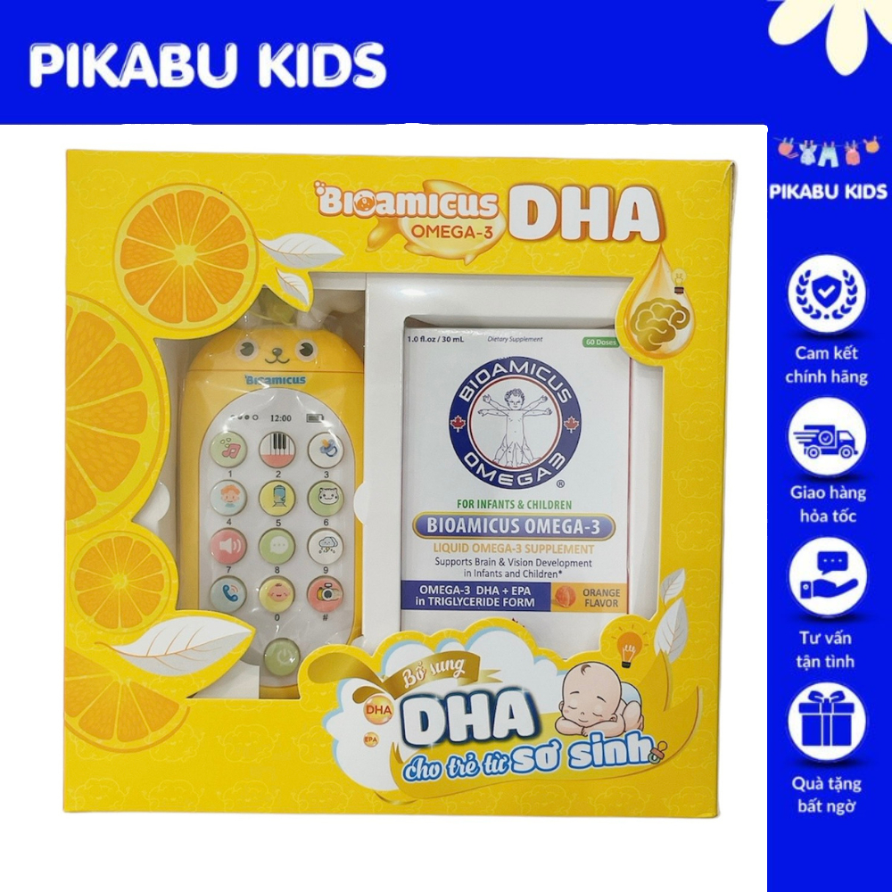 [Buy 1 - Gift] Bioamicus Omega 3 Supplement DHA Helps Children Smart ...