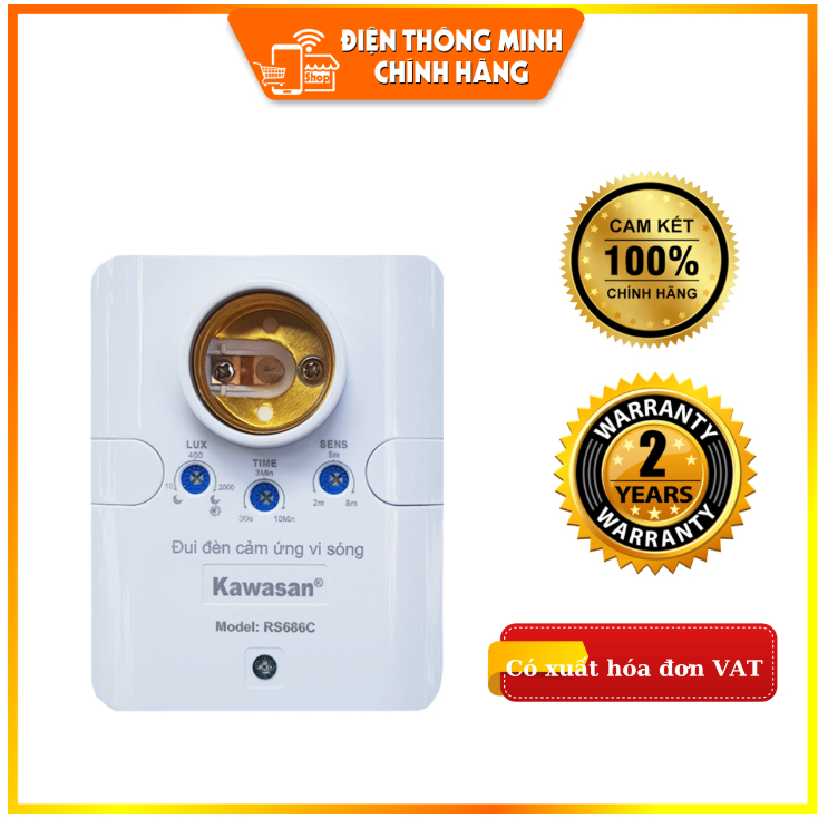 Kawasan RS686B- Kawasan microwave sensor lamp holder (VAT included ...