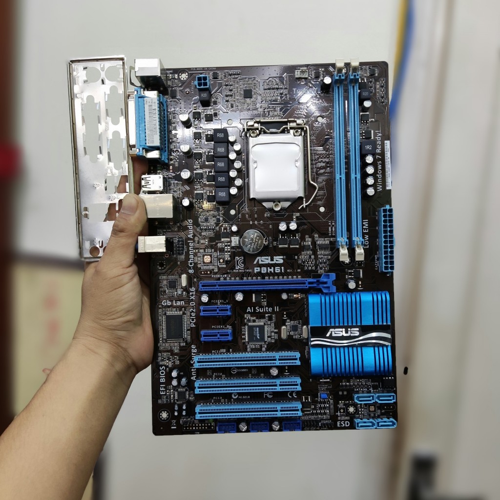Mainboard - Asus MSI P61 H61 motherboard, supports Intel Core i 3 i5 i7 2nd 3rd generation CPU ...