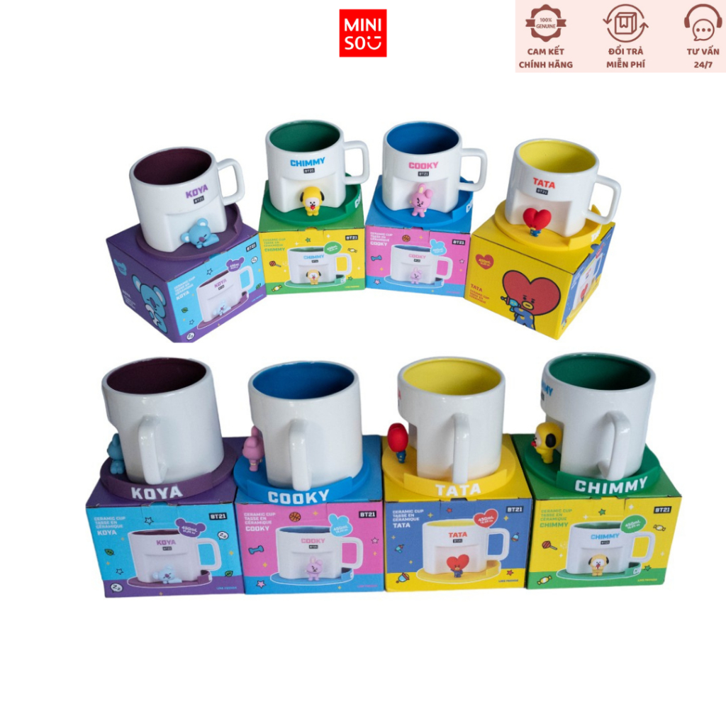 Miniso Collection of genuine frangipani cup porcelain cup with cute ...