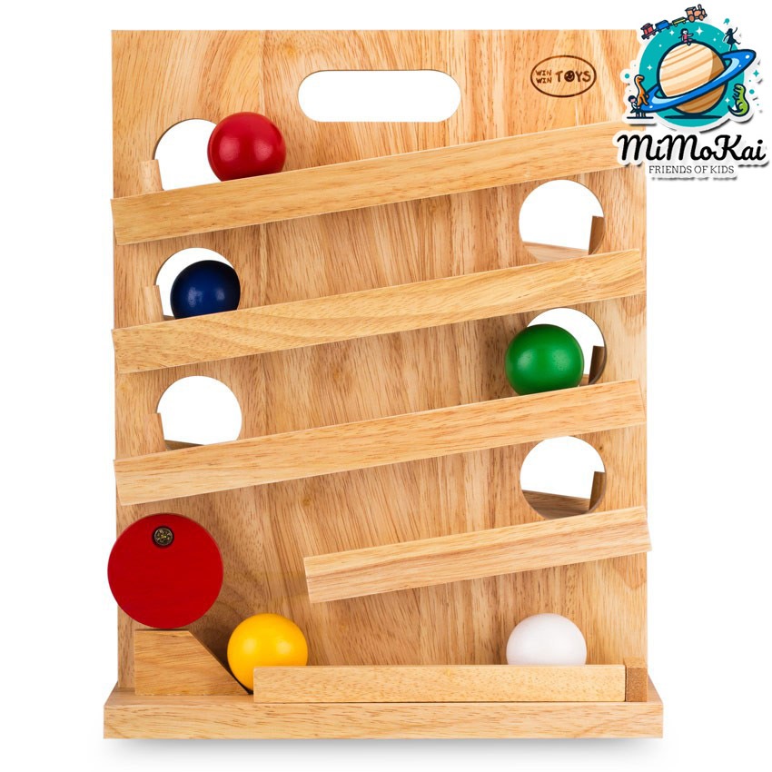 Safe 4-Storey Wooden Ball Game For Winwintoys | Shopee Malaysia