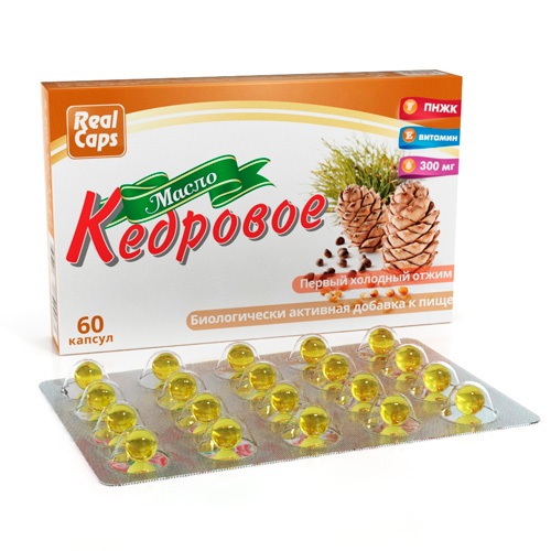 Russian Red Pine Essential Oil Real caps Cedar Oil, Box Of 60 Tablets ...