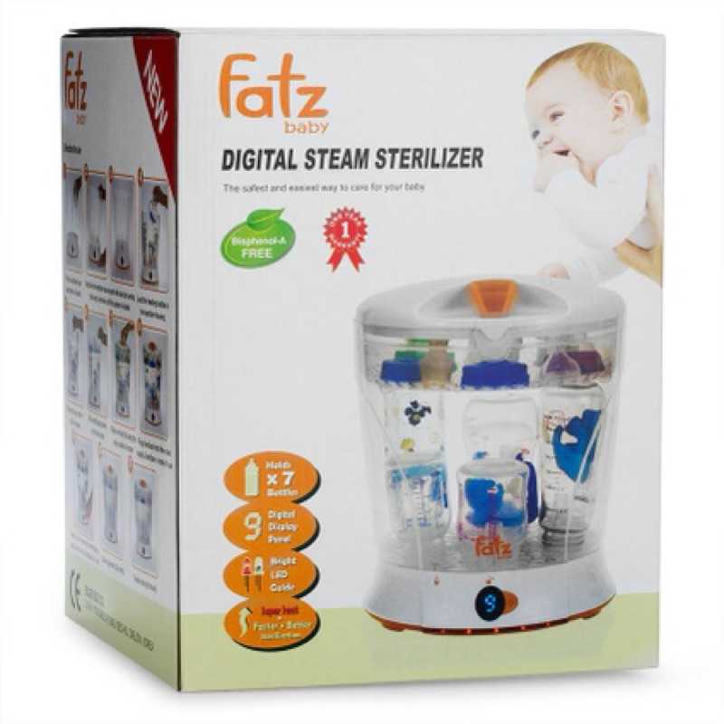 Steam Baby Bottle Sterilizer - Can Sterilize 7 Milk Bottles at the Same ...