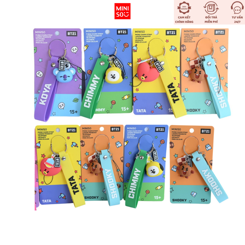 Miniso Collection of Miniso high-end decorated keychains Miniso ...