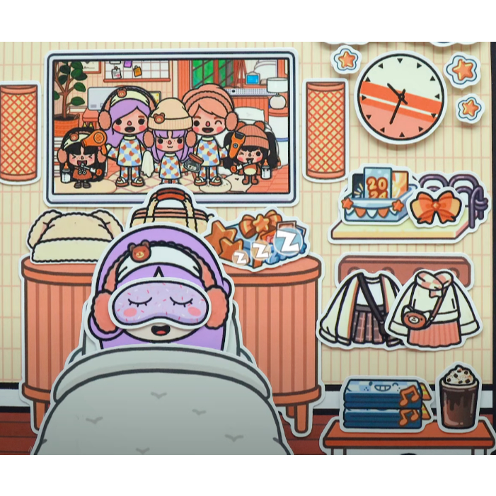 Paper Doll House Pazu vs Toca Boca, Candyhome paper | Shopee Malaysia