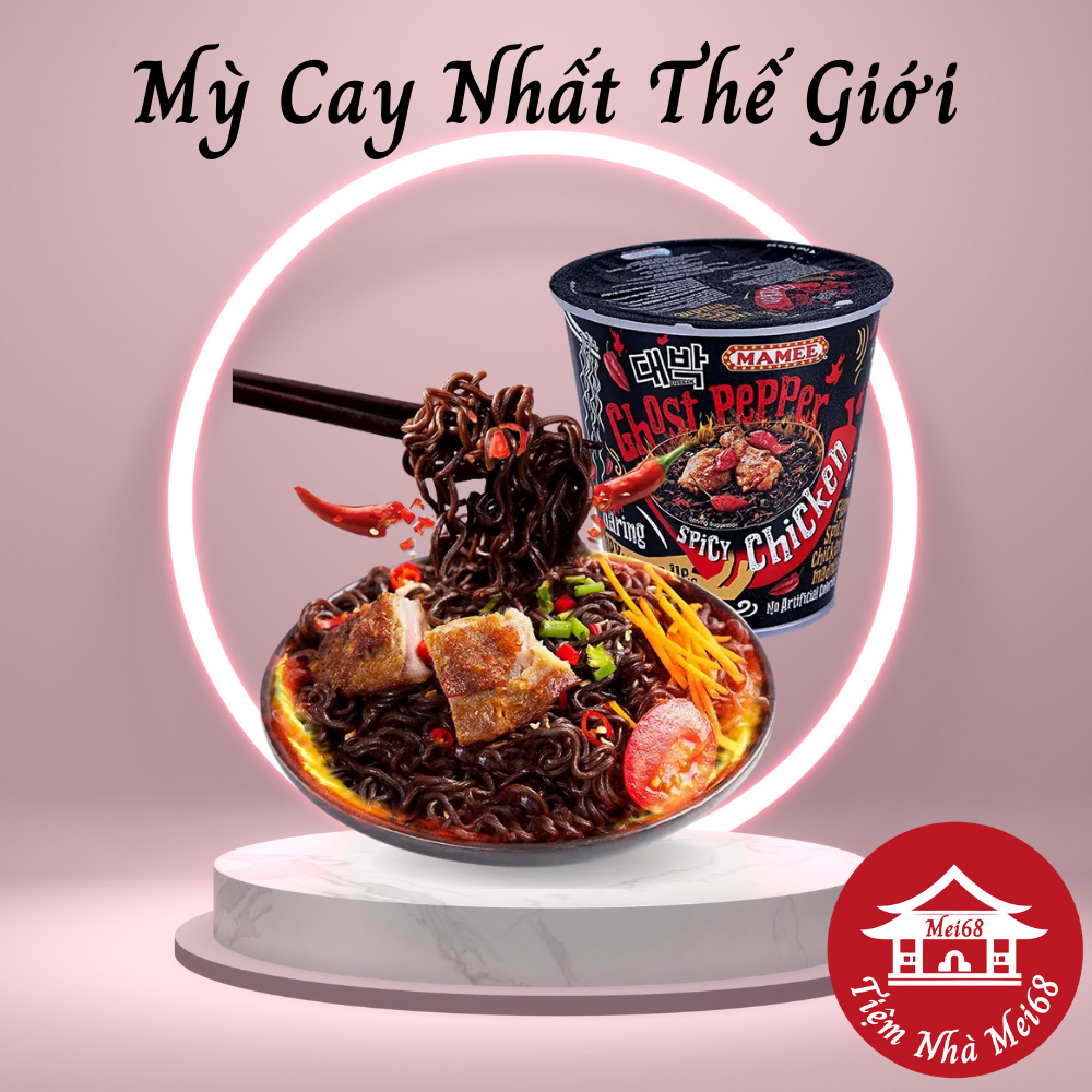 World's Hottest Ghost Pepper Korean Spicy Noodles - The Spicyest ...