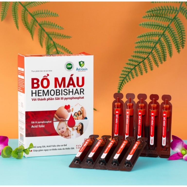 Hebobishar Blood Supplement Syrup - Iron and Folic Acid supplement for ...