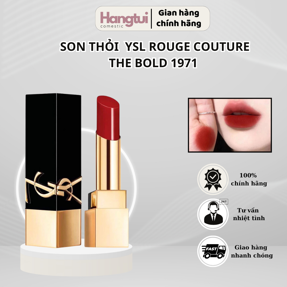Ysl Rouge Couture The Bold 1971 Super Matte Lipstick Has High Color ...