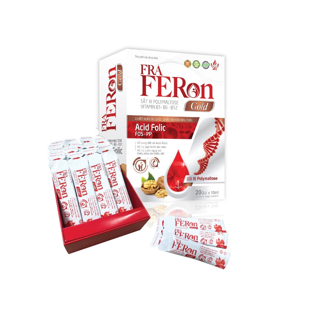 Fra RON oral tablet with Iron and Folic Acid supplements, supports the ...
