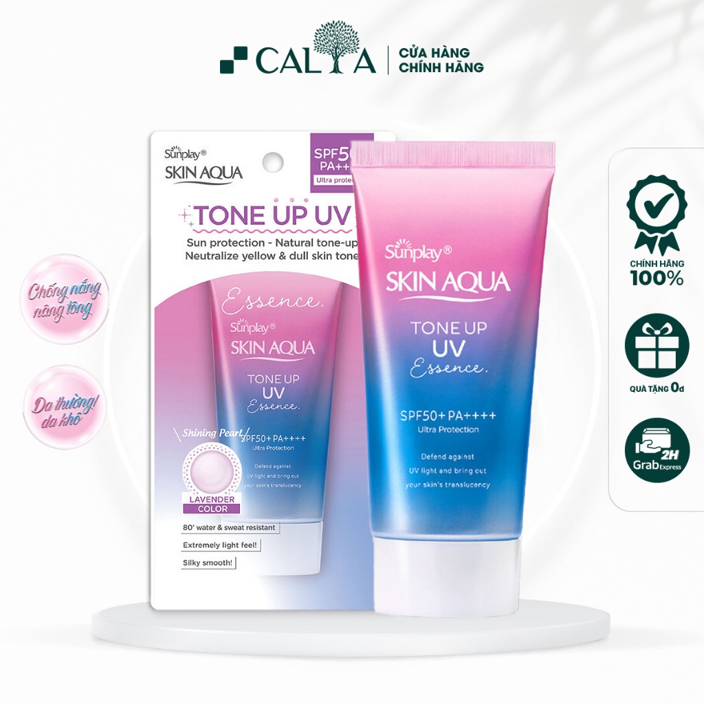 Sunplay Lavender Sunscreen Tone Up, Skin Whitening - Sunplay Skin Aqua Tone Up UV SPF50+ PA ...