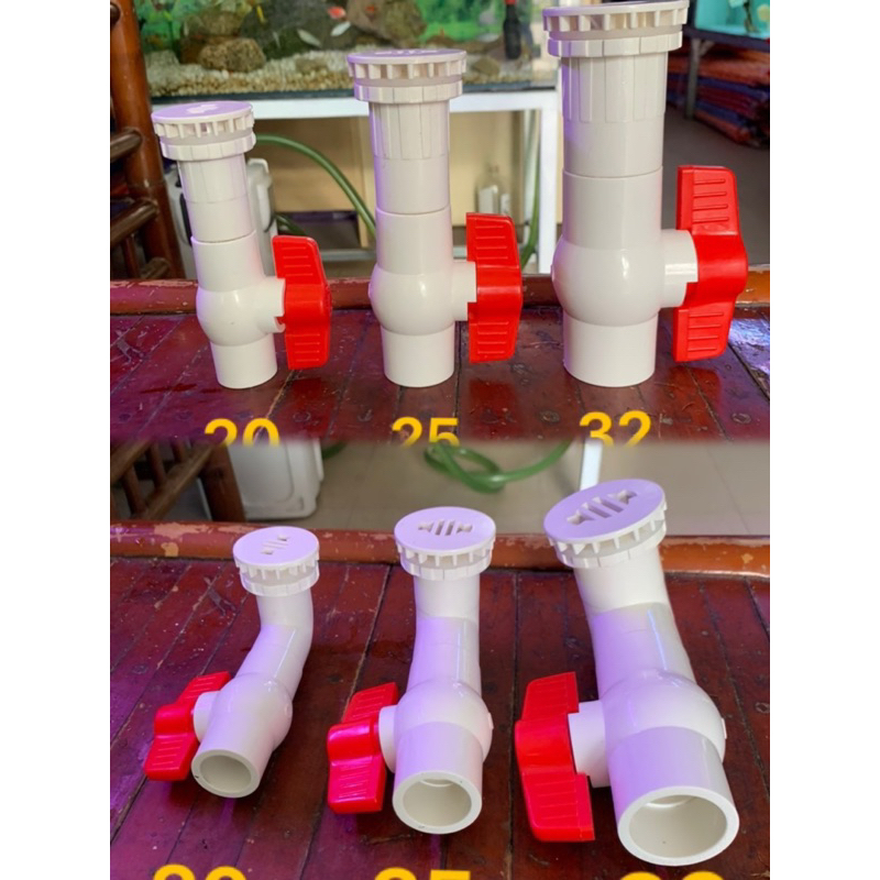 Straight Thread, Square Thread for Aquarium Bottom Drain with Lock ...