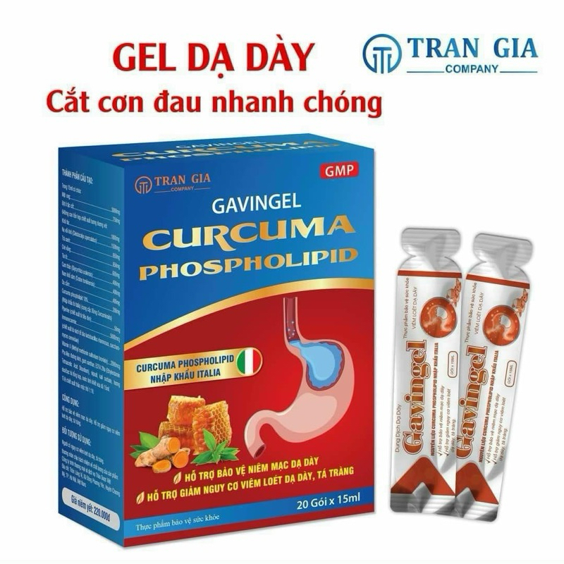 Gavingel Curcuma Phospholipid Stomach Gel - Supports Stomach Mucosa ...