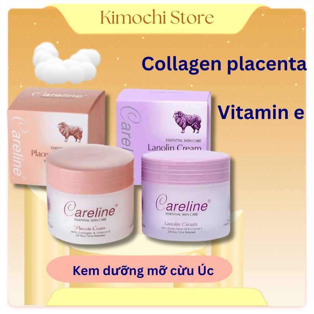 Sheep fat Cream (purple), sheep Placenta (orange) 100ml Australian ...