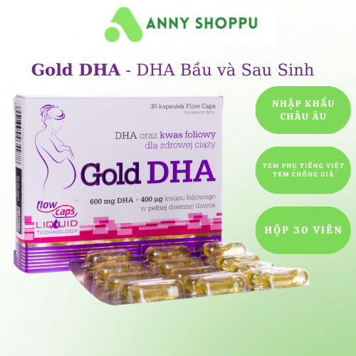 Gold DHA Chela - DHA Pregnant And Postpartum Helps Supplement DHA ...