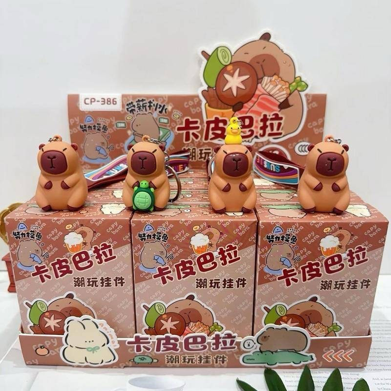 Blind box capybara Blind box, guinea pig Blind box-actual clip | Shopee ...