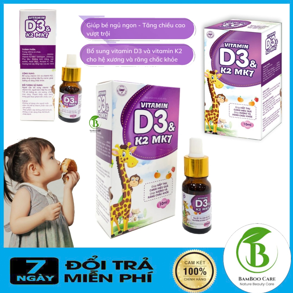 Vitamin D3 K2 MK7 helps strengthen bones and teeth, absorb calcium well ...
