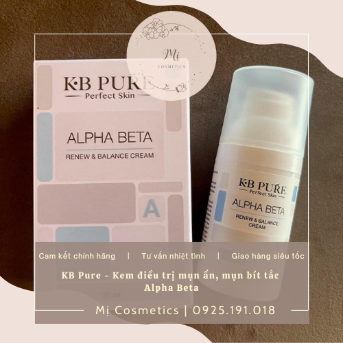 [Genuine](5-10-Full 30ml) KB Pure Alpha Beta Cream Acne Skin ...