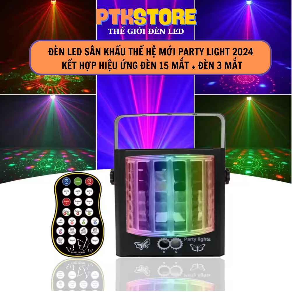 New generation Led stage lights combine special effects with 15-eye ...