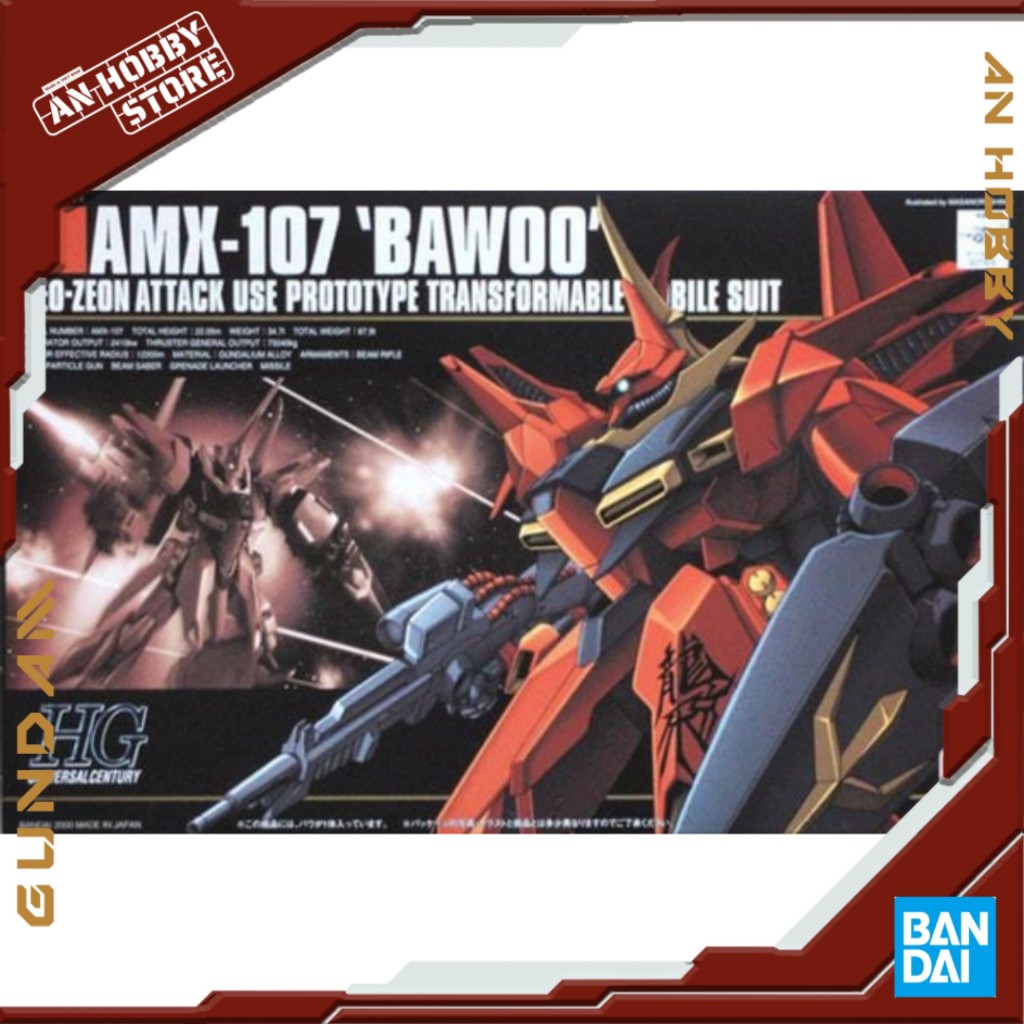 Bandai 1 / 144 HGUC AMX-107 BAWOO | Shopee Malaysia