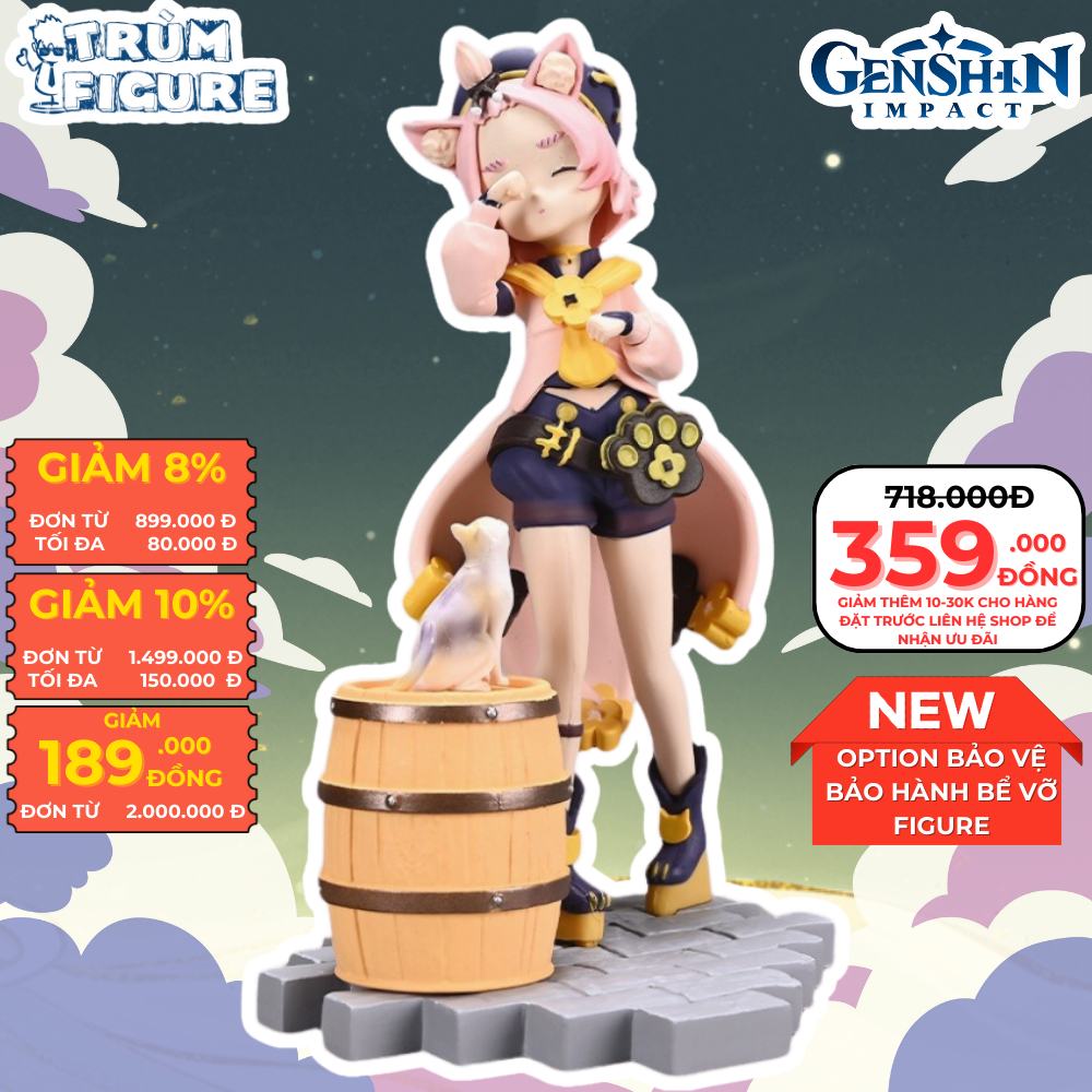 Genshin Impact Model, Figure Loli Diona Anime, Game - Full Box Boss ...
