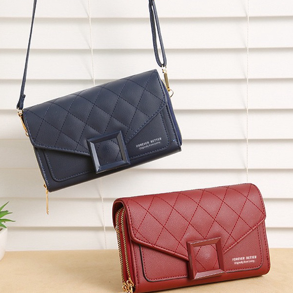 Small, hand-held mini crossbody bag with many compartments, soft ...