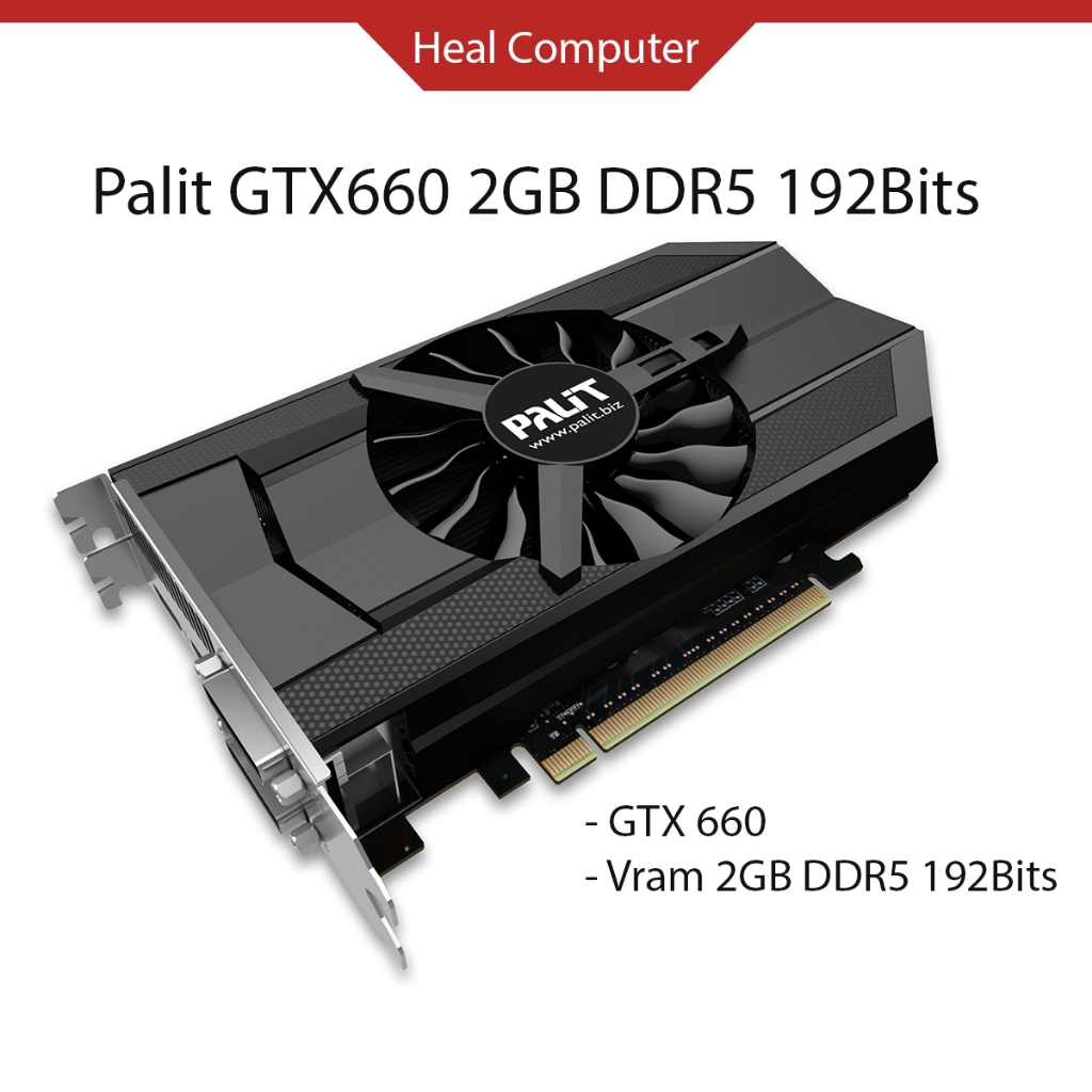 Palit GTX 660 2GB DDR5 Graphics Card - More Efficiency Than 750TI 16% ...