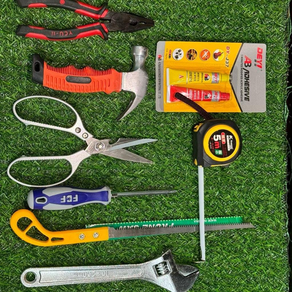 Repair tool Combo for families 8 Piece (pliers, Scissors, screwdriver ...