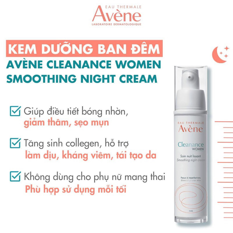Avene Clenance Women Blurred Acne Reduction Cream (Avene Triacneal ...