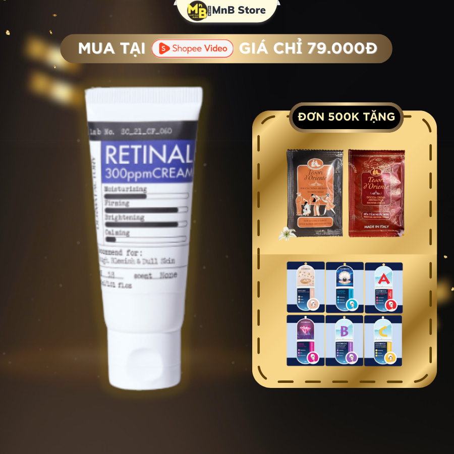 Derma Factory Retinal anti-aging night moisturizer 300ppm 1000 ppm ...
