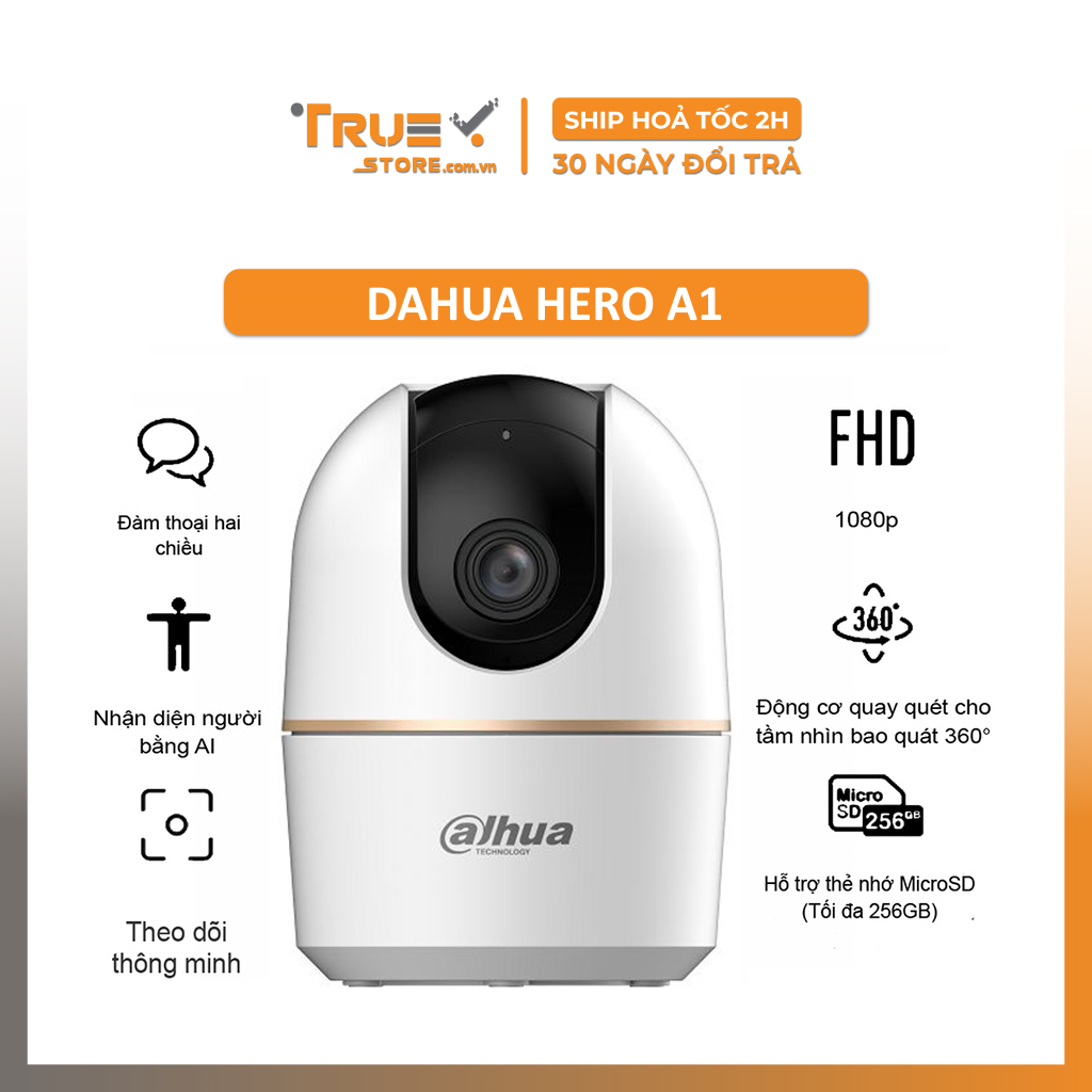 Dahua HERO A1 H4AE 4MP Wifi Camera, Genuine H2AE 2MP, 360 Degree ...