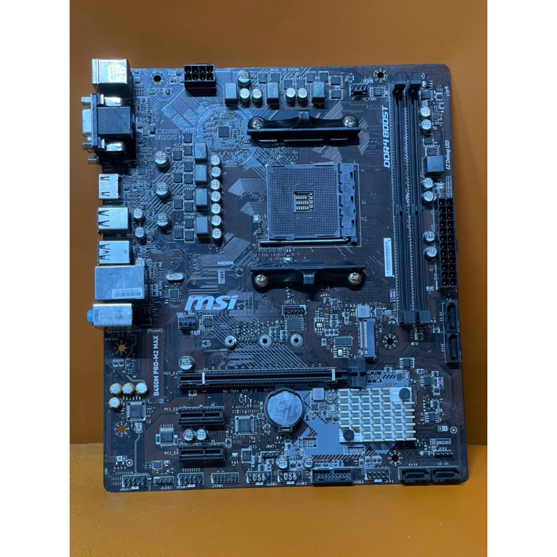 Msi B450 Pro m2 max socket am4 motherboard works well 2nd | Shopee Malaysia