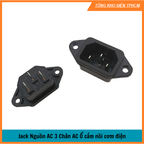 3-pin AC Power Jack Rice Cooker Socket | Shopee Malaysia