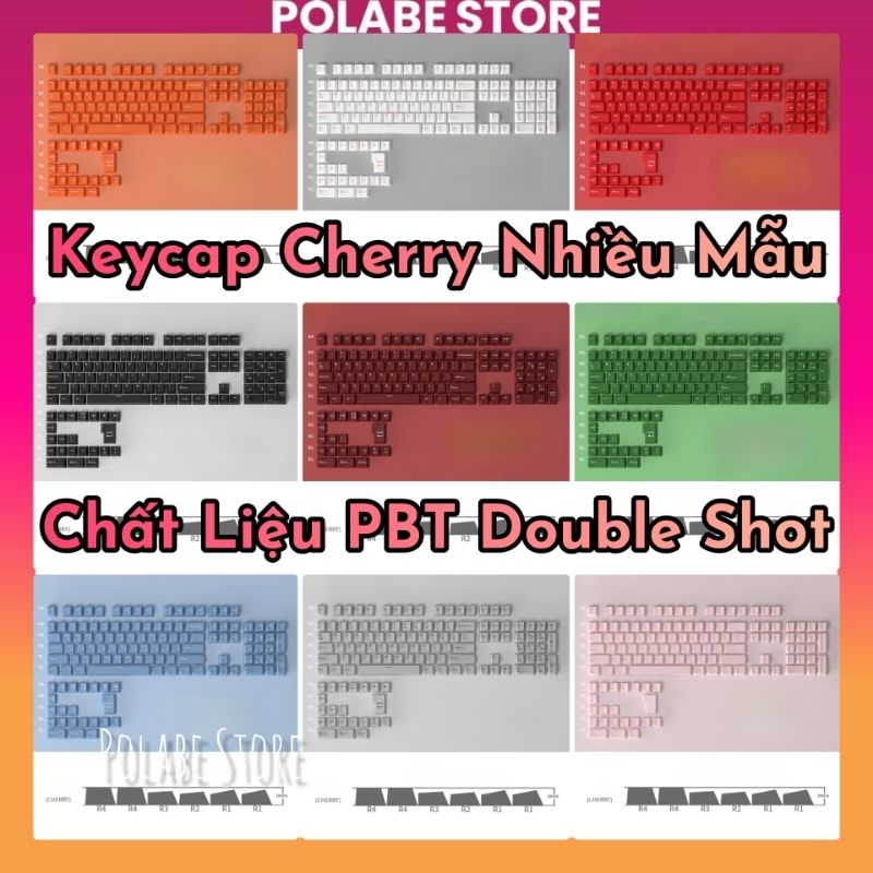 Cherry Profile Keycap Button Collection of ABS PBT Keycap Modern Yuru ...