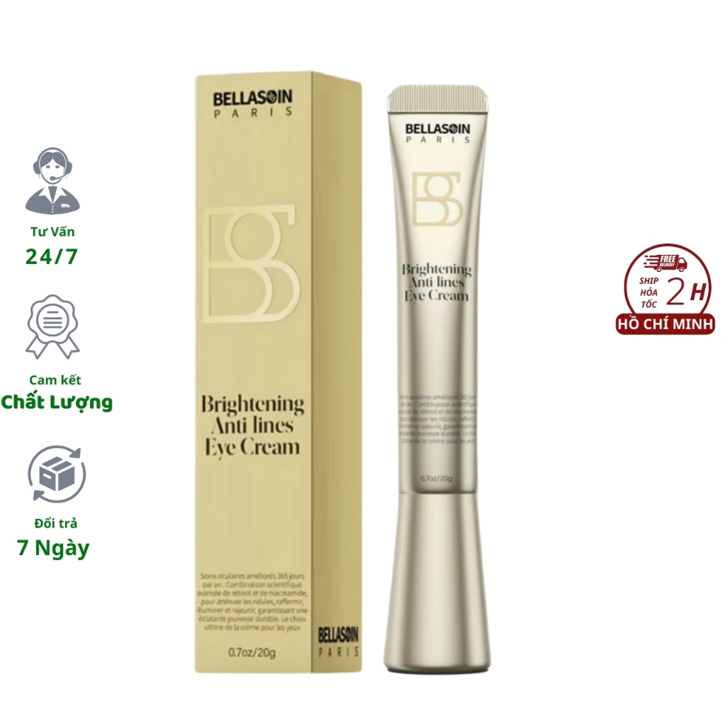 Bellasoin 365 Brightening Anti lines Eye Cream 20g Helps reduce ...