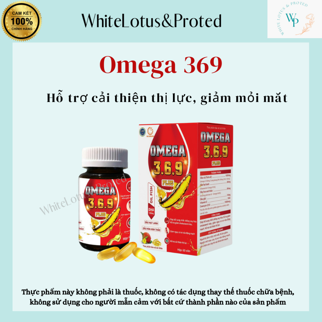 OXY Omega 369 Plus - Eye Supplement, Antioxidant (Box Of 60 Tablets ...