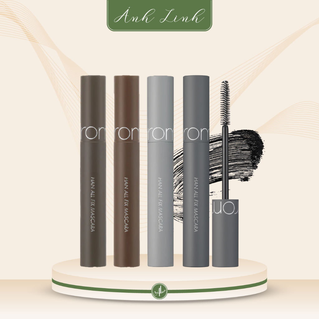 Romand Han All Fix Mascara 7g Super Long and Natural Curling Eyelashes ...