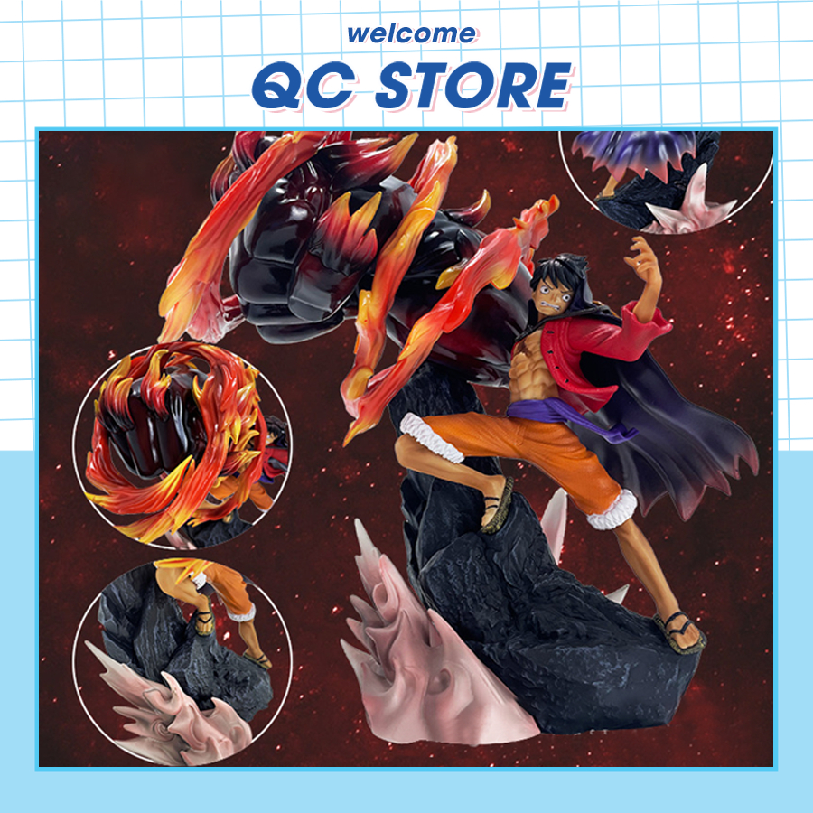 One piece model Luffy Gear 3 Nika Red Rock super cool fighting style ...