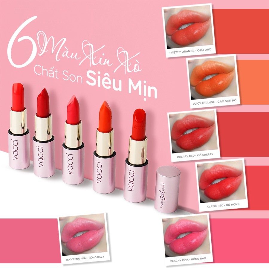 Vacci Vitamin Tint Lipstick (Korea) | Shopee Malaysia