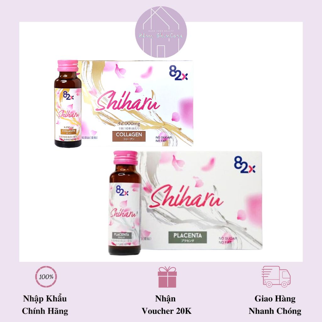 Shiharu Collagen Drinks 82X Shiharu Collagen, Shiharu Placenta Support ...
