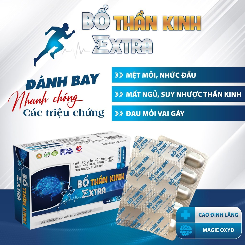 Tpbvsk Extra nerve tonic - Supports reducing fatigue, headaches, poor ...
