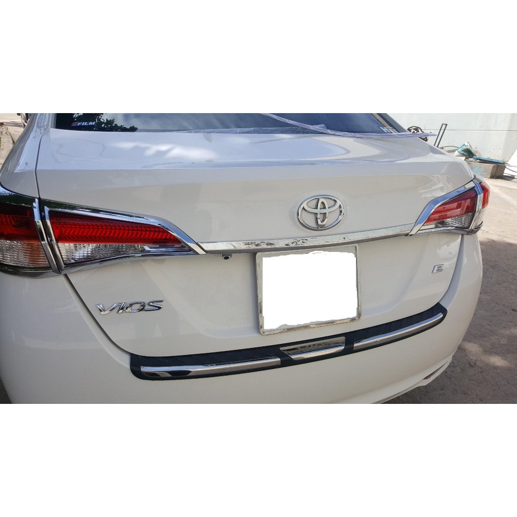 Shiny chrome-plated trunk lid for Toyota Vios, 2019, 2020, 2021, 2022 ...