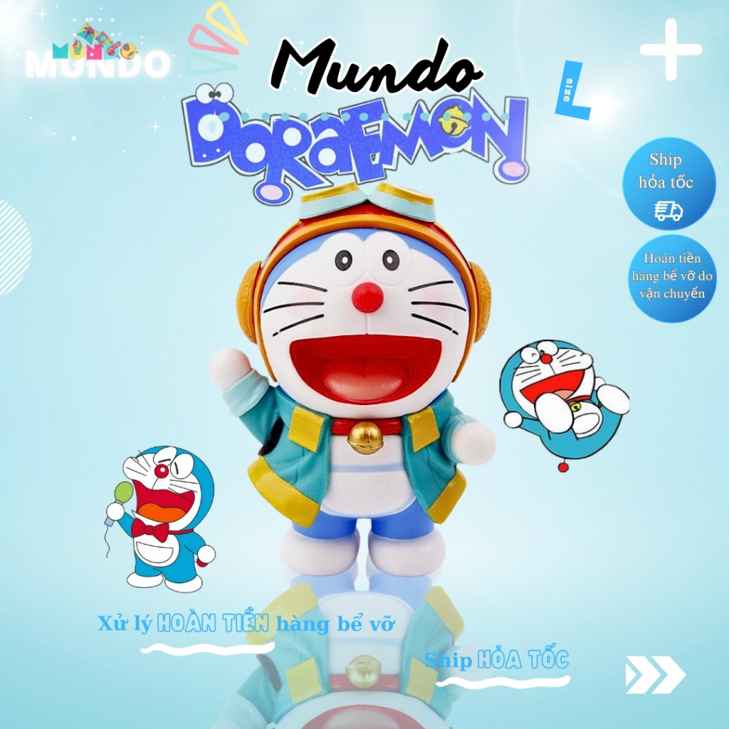 Anime Plaster Statue Size L 069 Doraemon Explorer, Nobita's Sky Utobia ...