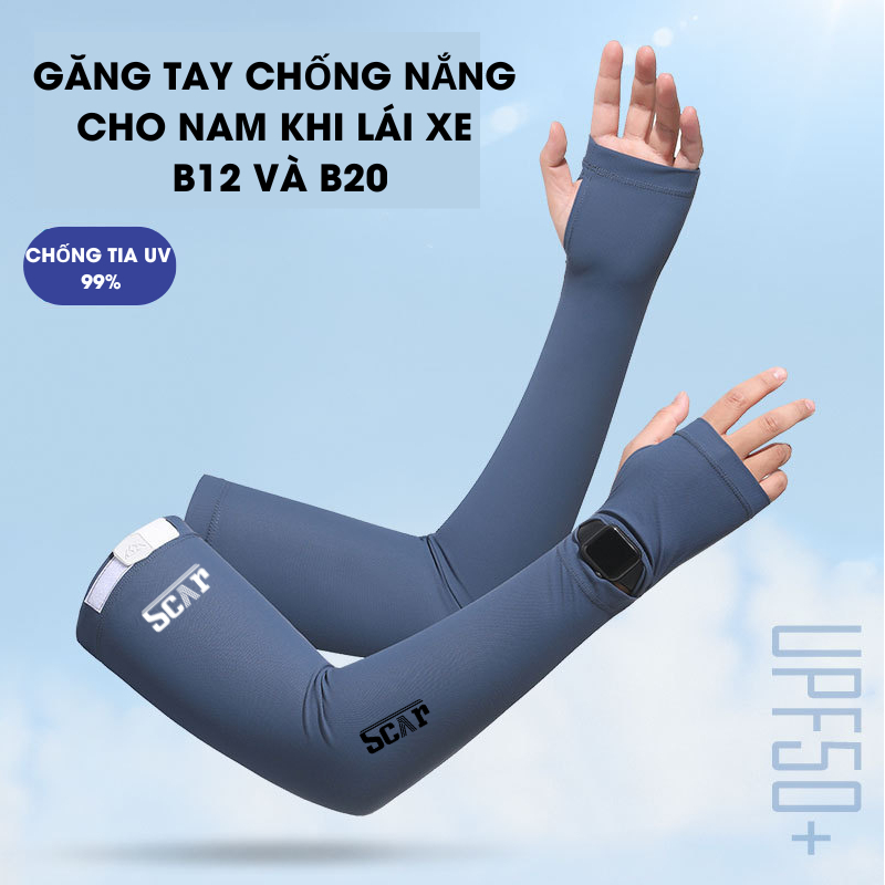 Men's Sun Protection Gloves While Driving B12 B20 Sun Protection UV ...