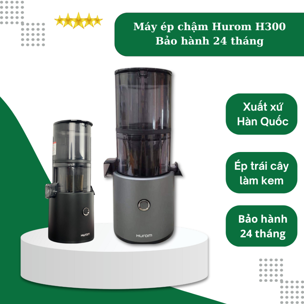 Hurom H300 Slow Press Machine, Exhaust Pressure, Automatic Reverse When ...