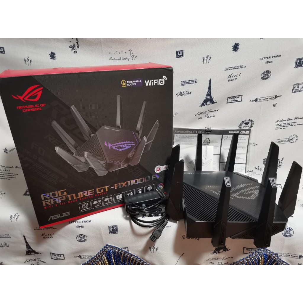 Asus ROG Rapture GT- AX11000 Pro Tri-Band Wifi Transmitter (used ...