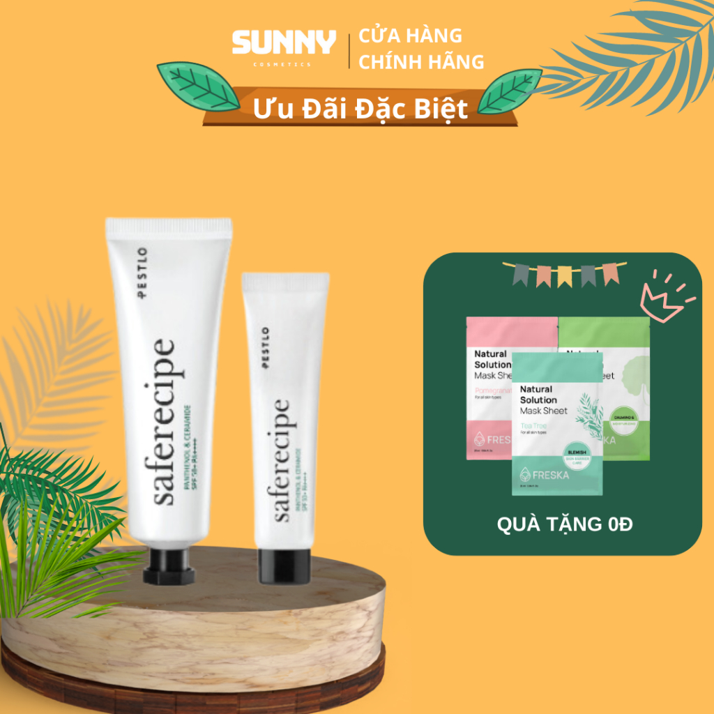 Pestlo Safe Recipe Sun Essence SPF50 PA+++ 50ml | Shopee Malaysia