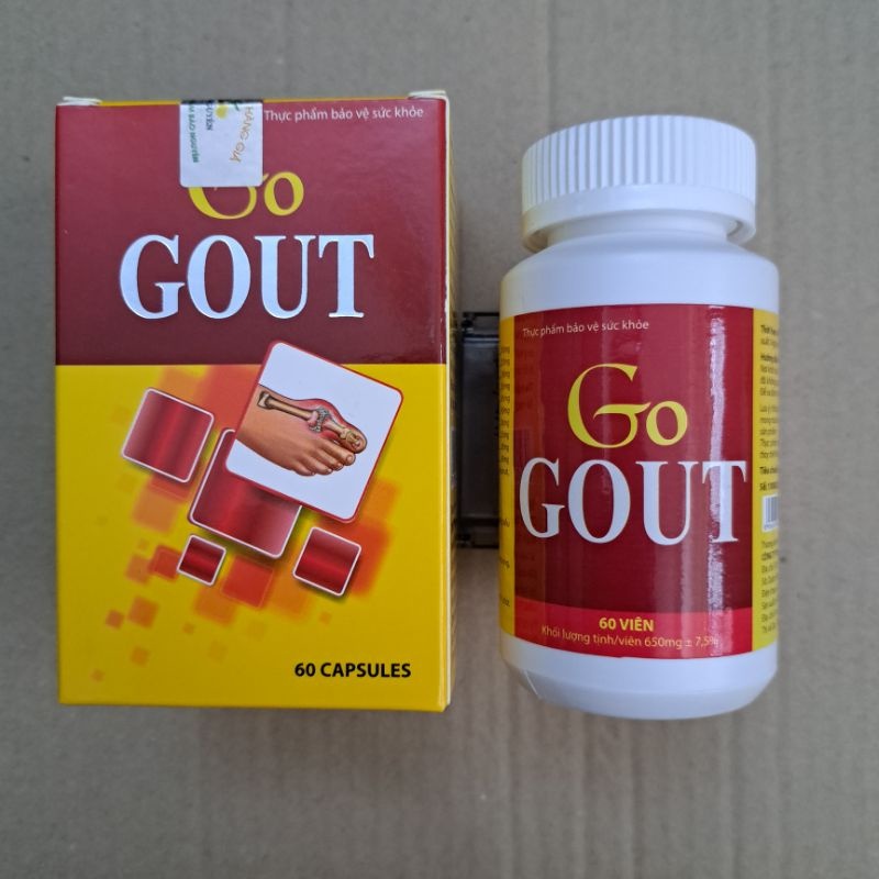 Go GOUT osteoarthritis Pain Reliever - Box of 60 capsules - Genuine ...