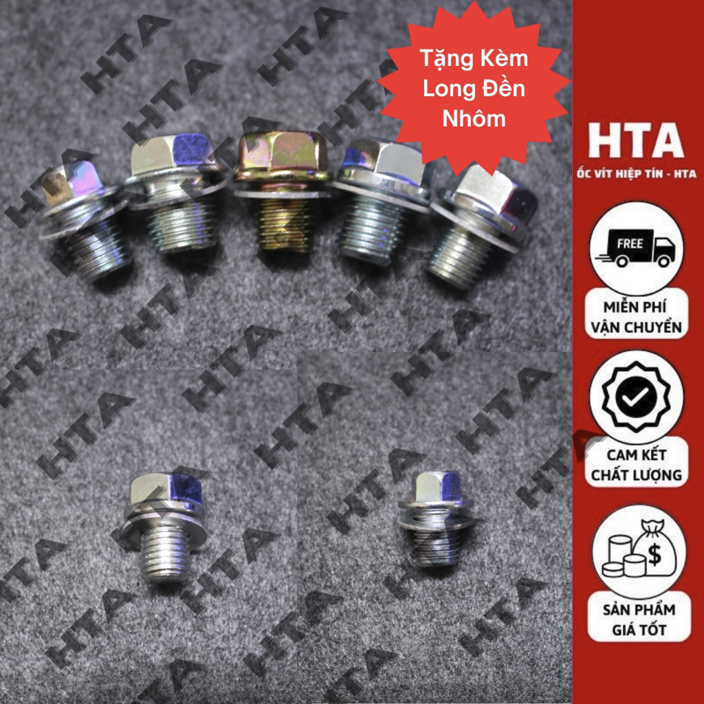[5 Pcs] Oil Drain Screws (Scale Drain; Oil Navel) For Motorcycles - Oto ...