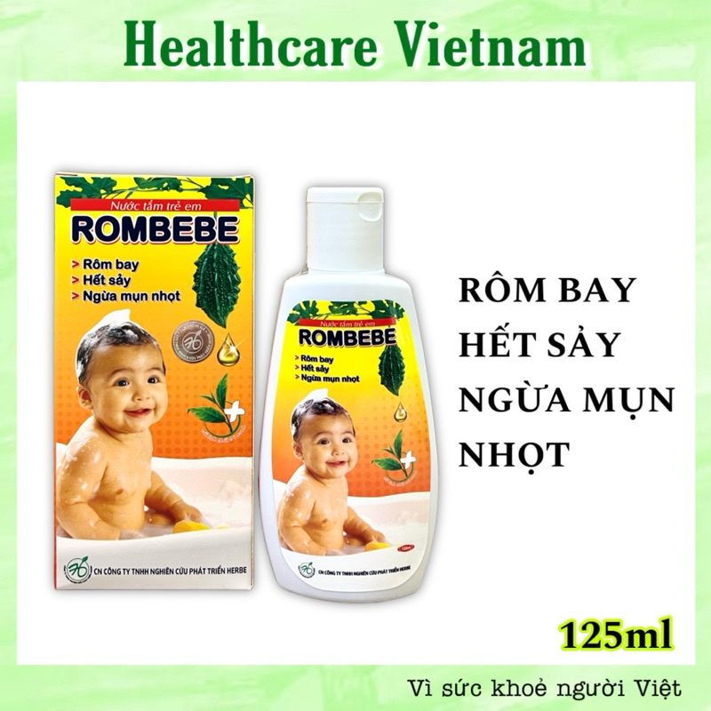 Rombebe Heat Rash Shower Gel is Gentle and Safe for Babies Effectively ...